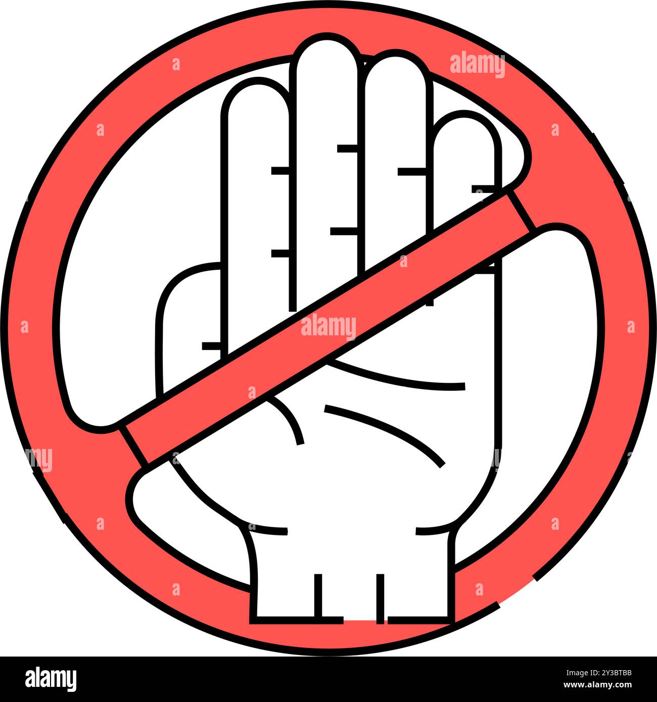 license cancel icon color illustration Stock Vector Image & Art - Alamy