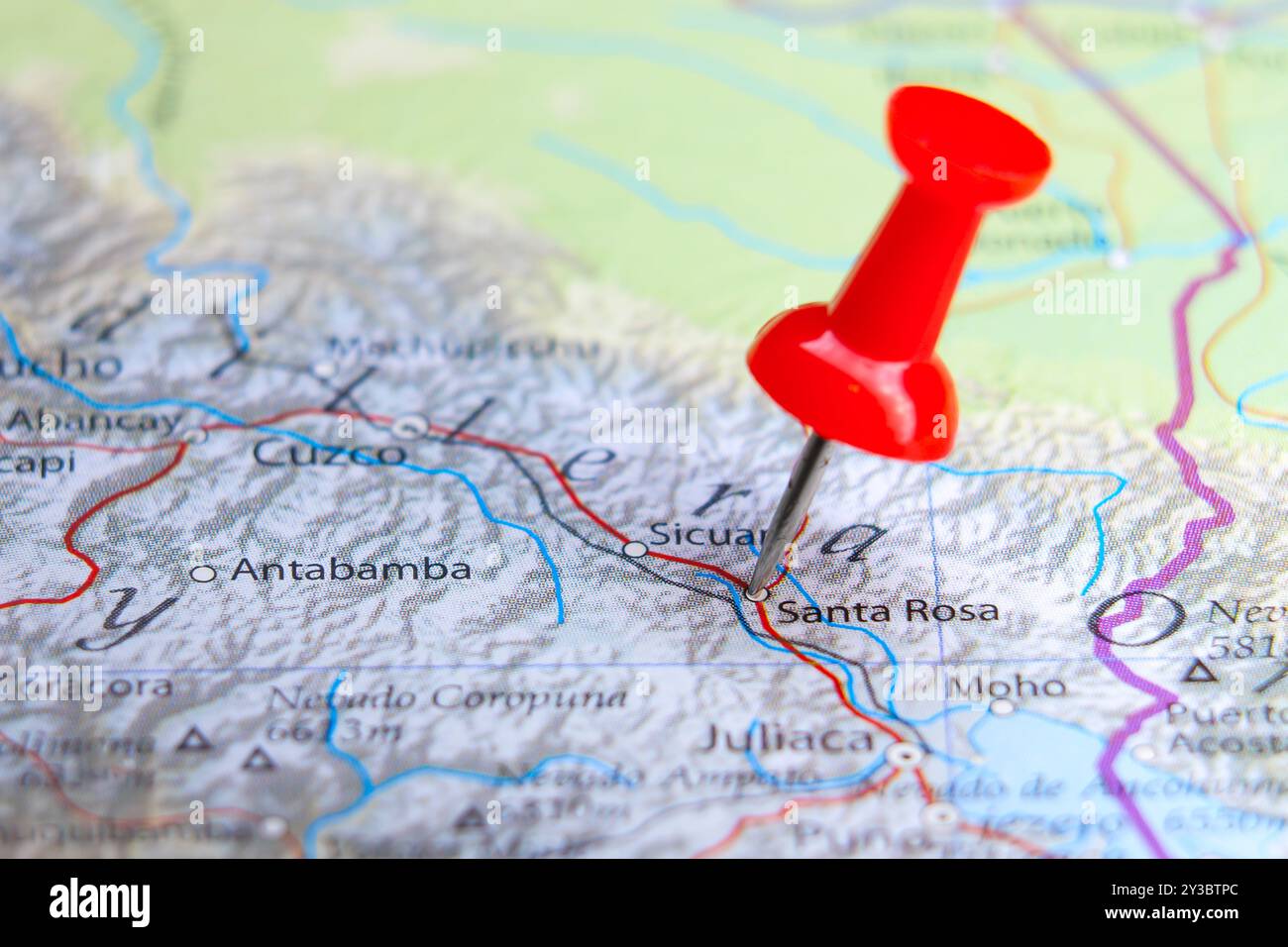 Map of santa rosa hi-res stock photography and images - Alamy