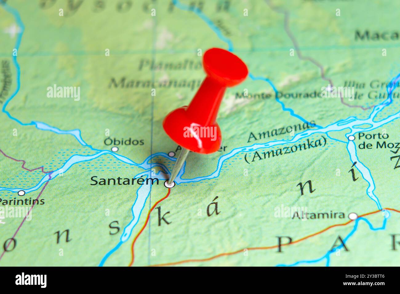 Map of santarem hi-res stock photography and images - Alamy