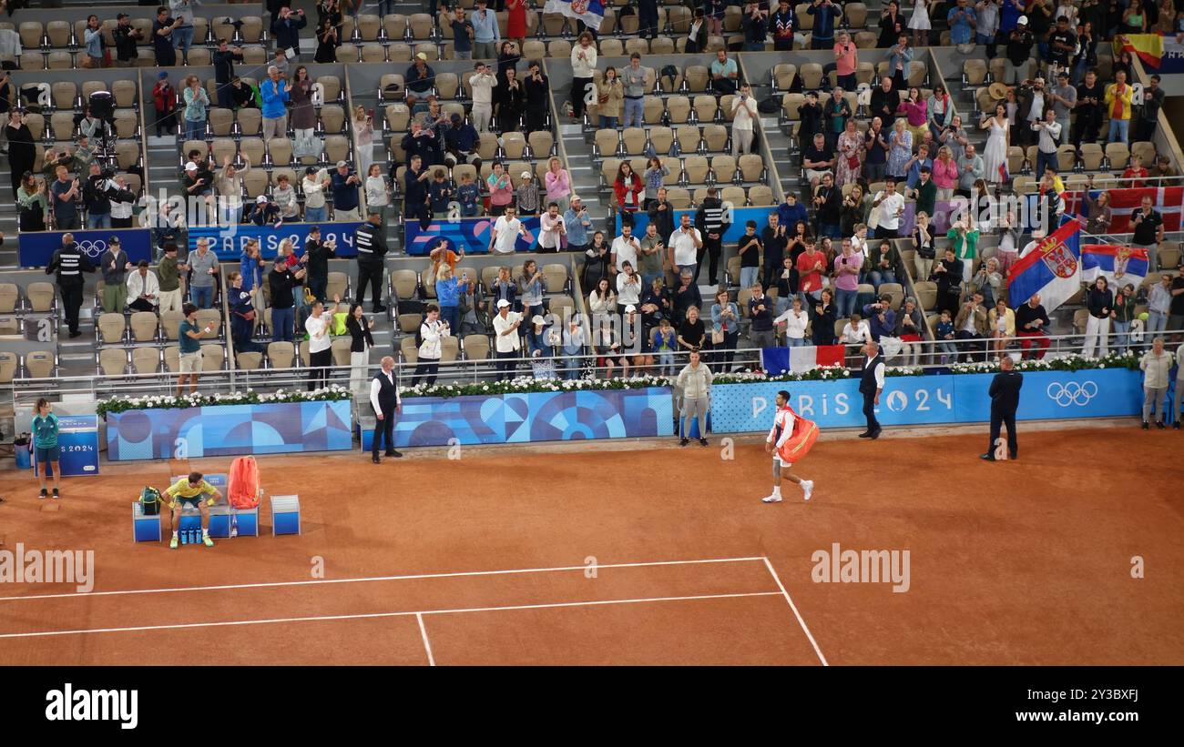 Tennis in the Olympic Games Paris 2024 Stock Photo - Alamy