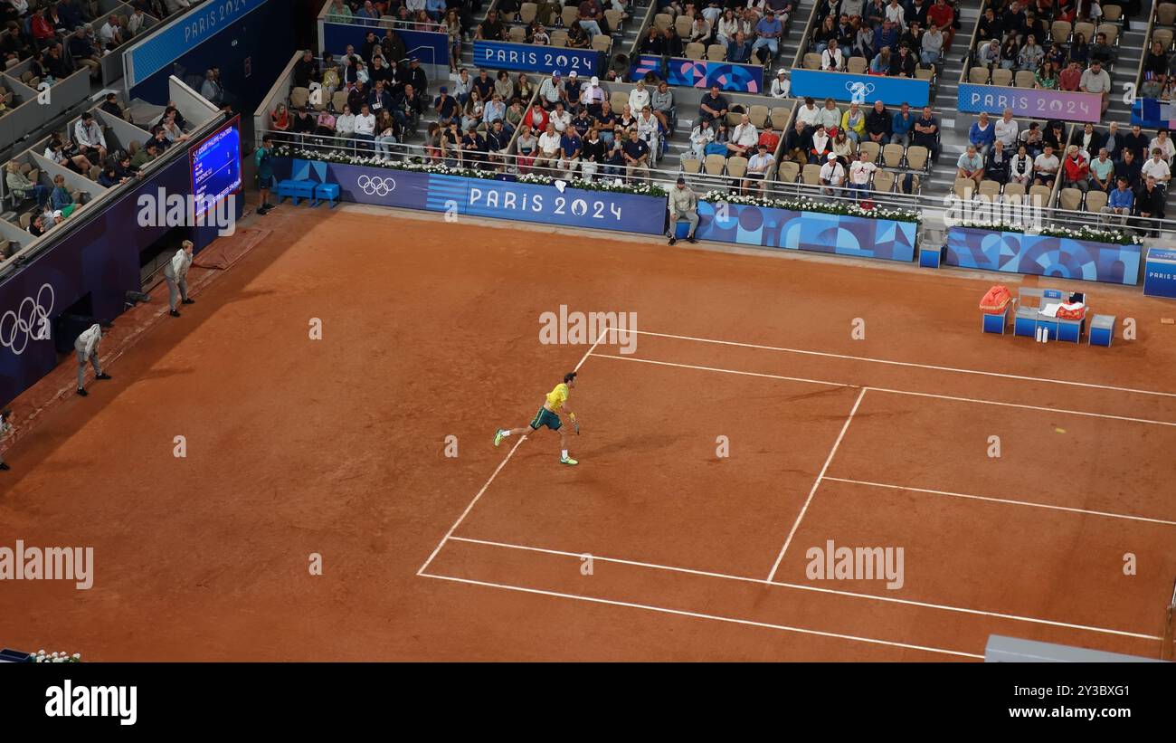 Tennis in the Olympic Games Paris 2024 Stock Photo - Alamy
