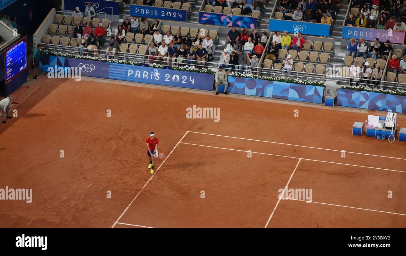 Tennis in the Olympic Games Paris 2024 Stock Photo - Alamy