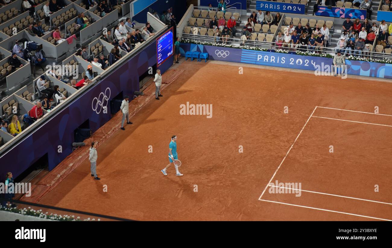 Tennis in the Olympic Games Paris 2024 Stock Photo - Alamy