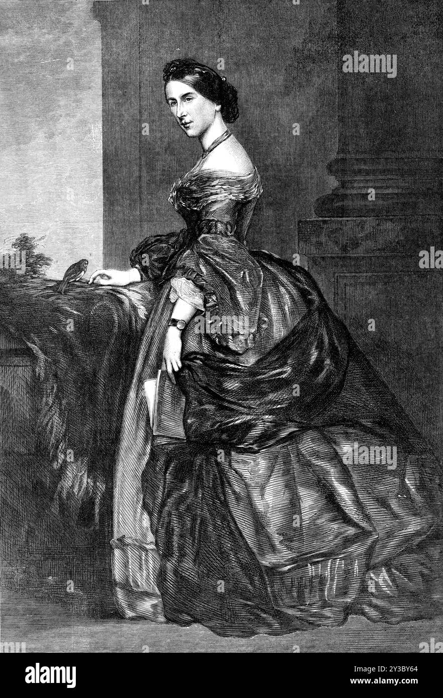 Lady Burdett-Coutts, from the portrait by J. R. Swixton, at the Cancer ...