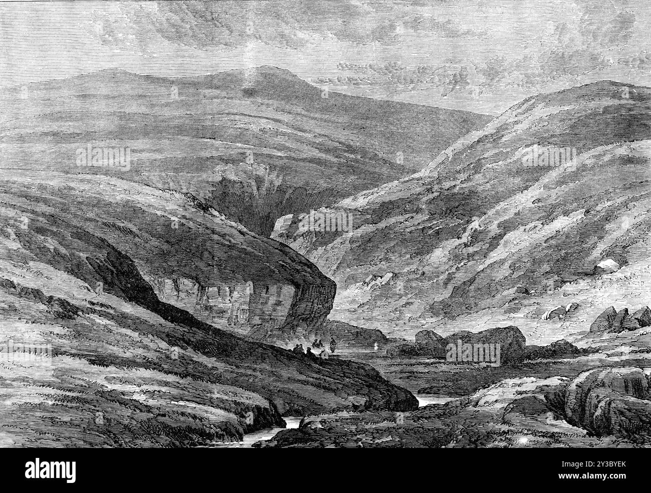 The Burn of the Vat, near Ballater, Deeside, [Scotland], 1871. 'The ...