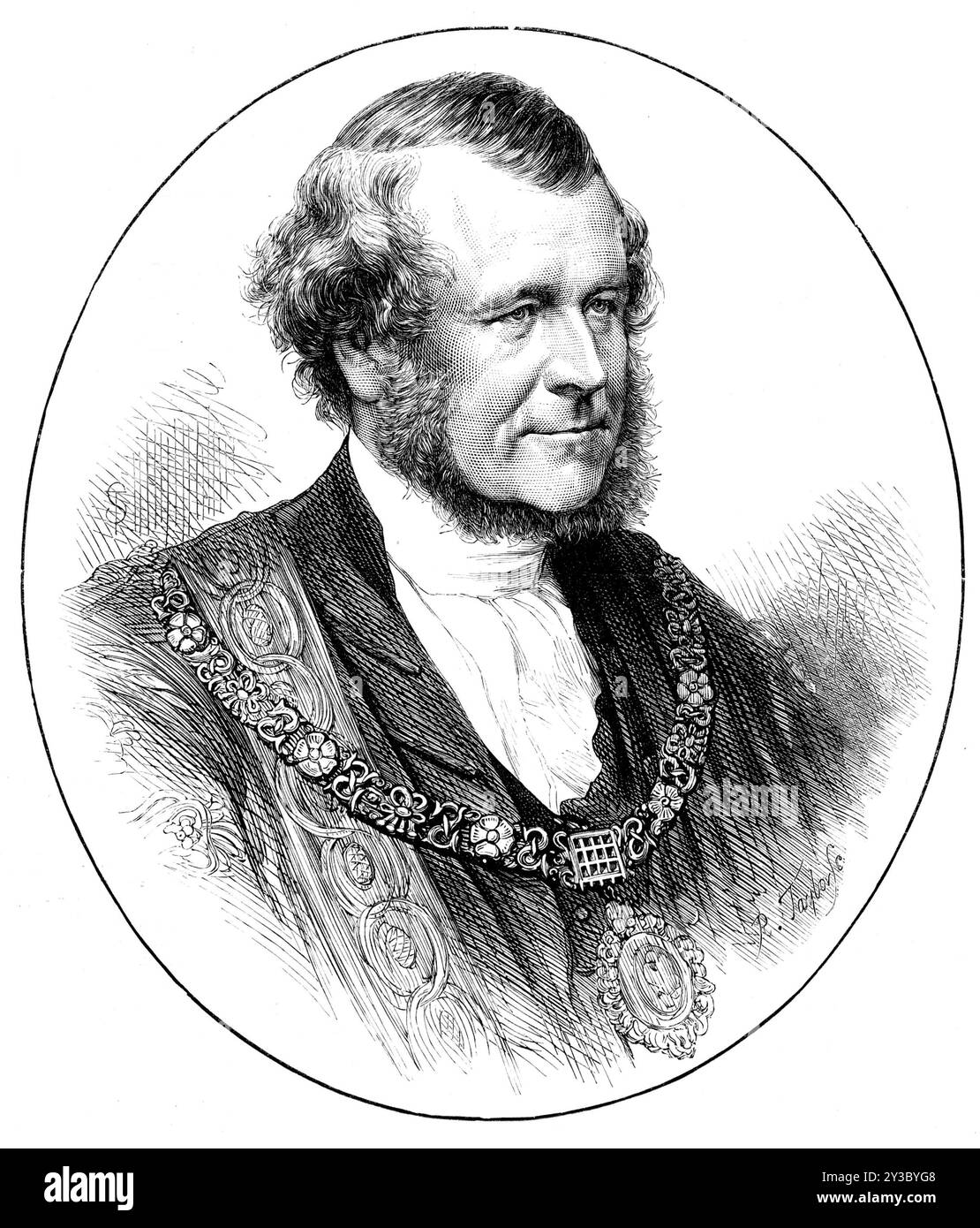 The Right Hon. Sills John Gibbons, the new Lord Mayor of London, 1871 ...