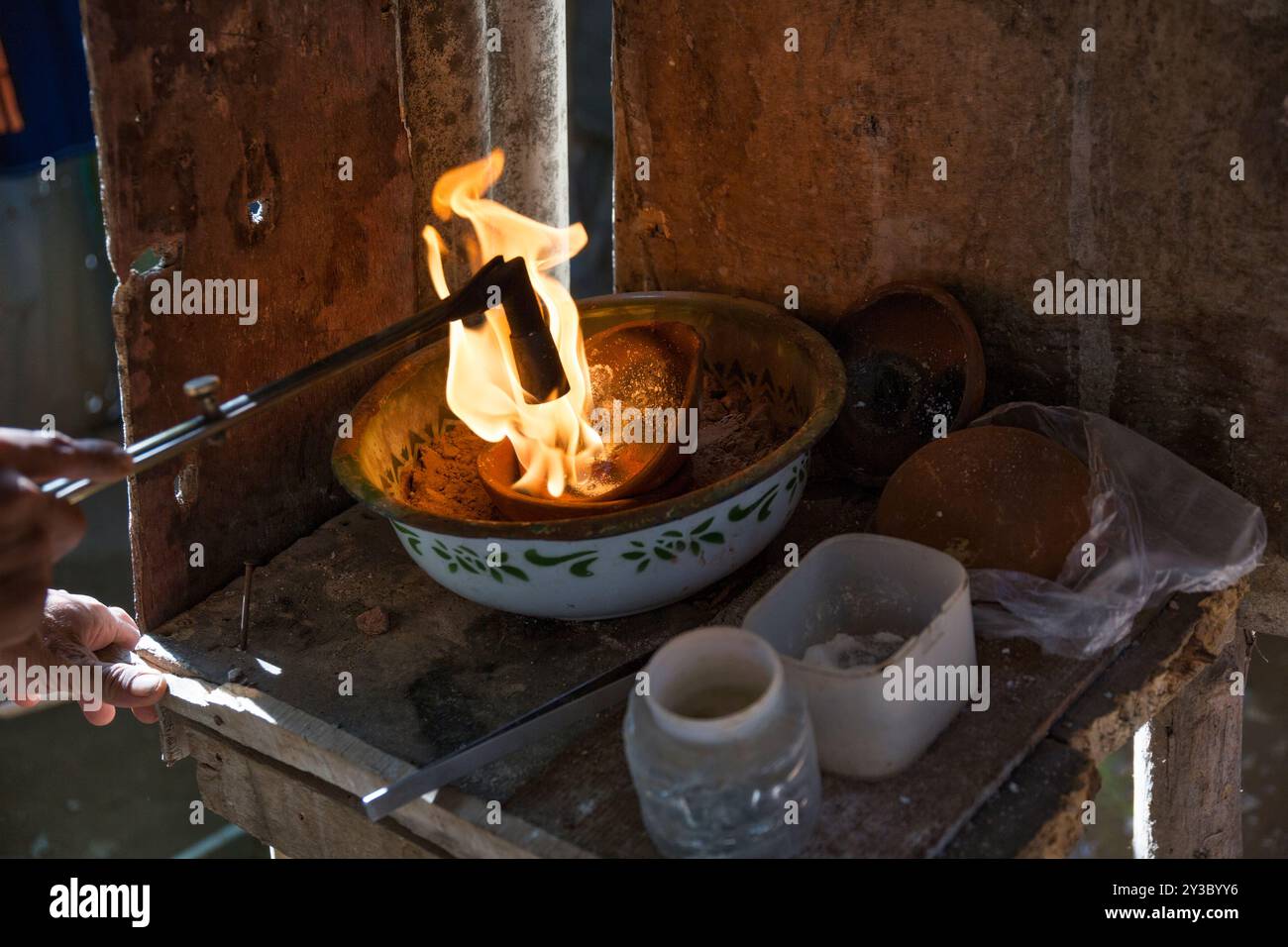 Mercury poisoning, illegal gold mining effects, Lombok, Indonesia, Asia ...