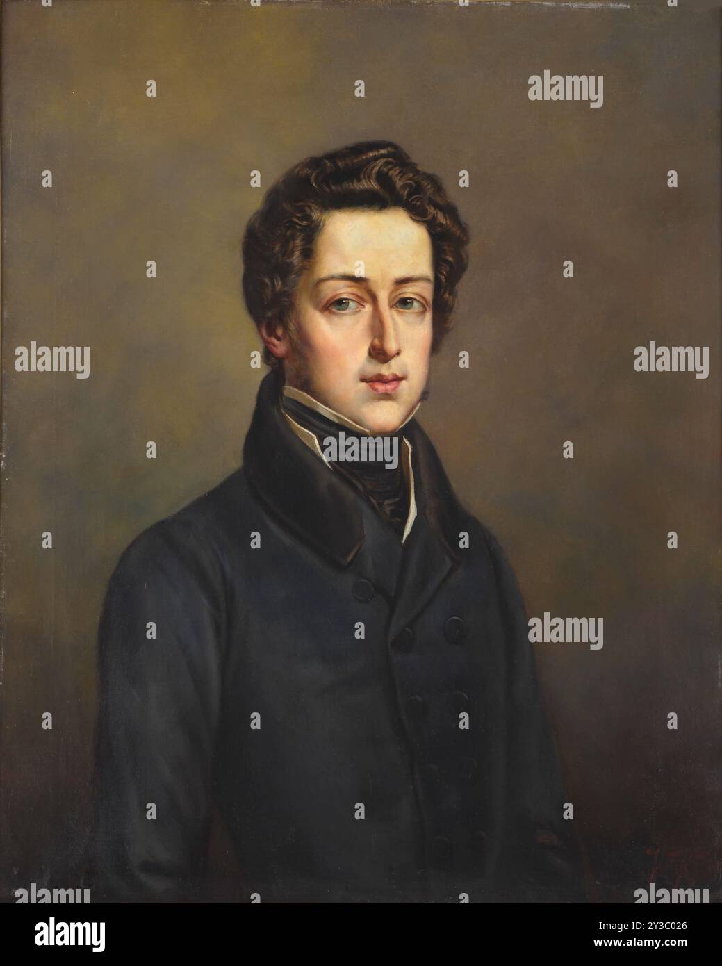 Portrait of Frédéric Chopin (1810-1849) at the age of 23, c1833. Found in the Collection of the ...