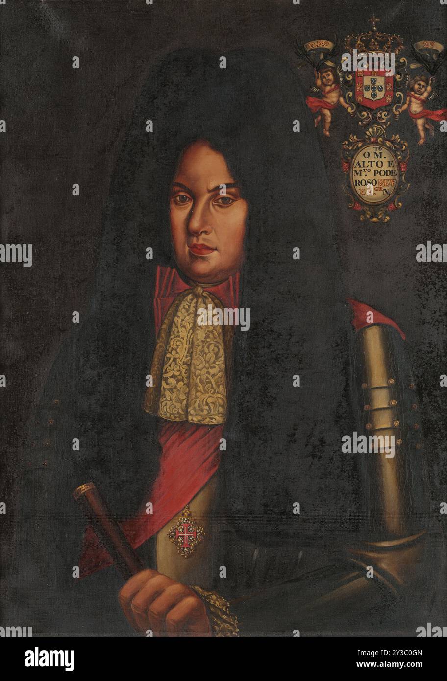 Portrait of King Peter II of Portugal (1648-1706). Found in the ...