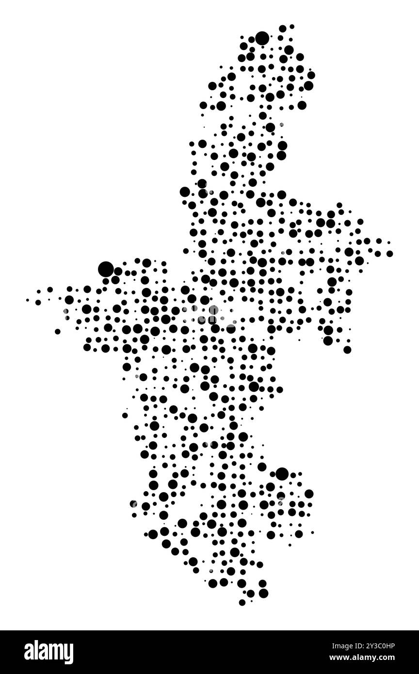 Symbol Map of the Autonomous Region Ningxia (People's Republic of China ...