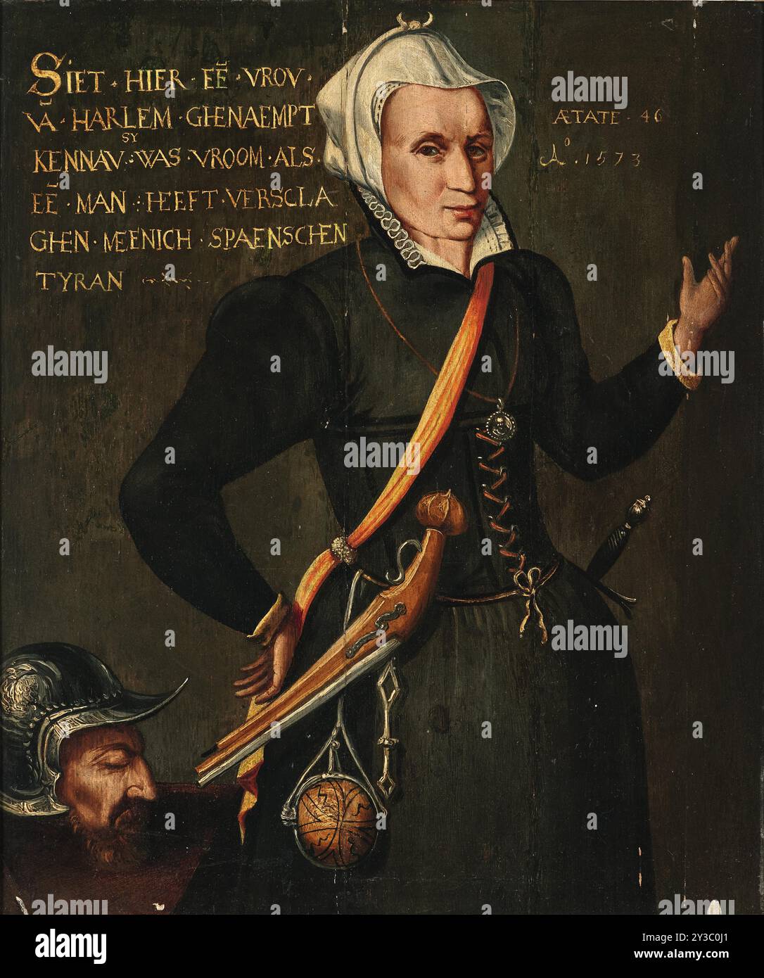 Portrait of Kenau Simonsdochter Hasselaer (1526-1588), 1573. Private ...