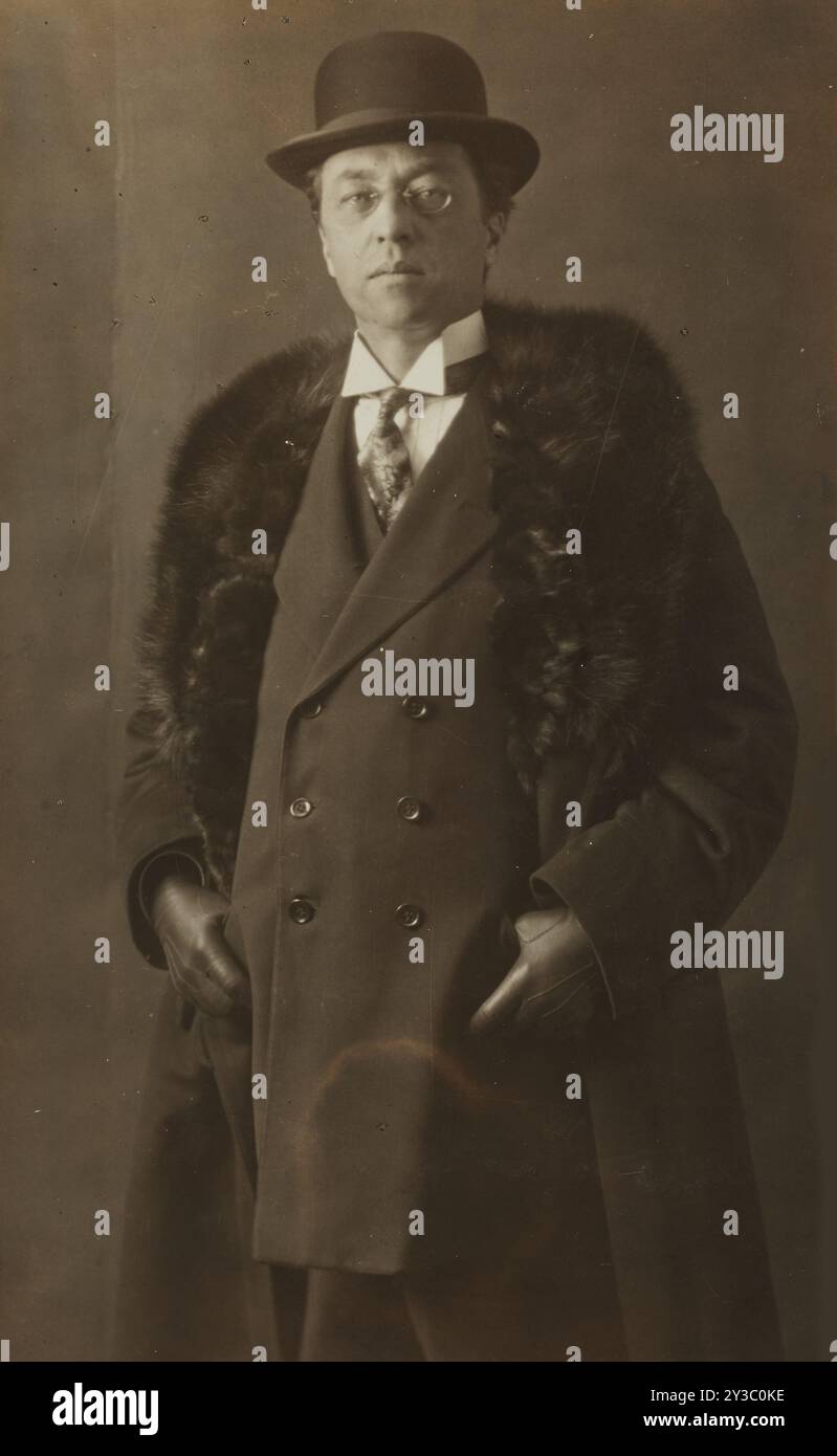 Portrait of Wassily Kandinsky. Moscow, 1916. Private Collection Stock ...