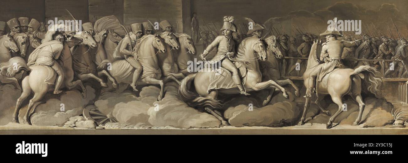 Napoleon Bonaparte at the Battle of Lodi on 10 May 1796, c 1801. Found ...