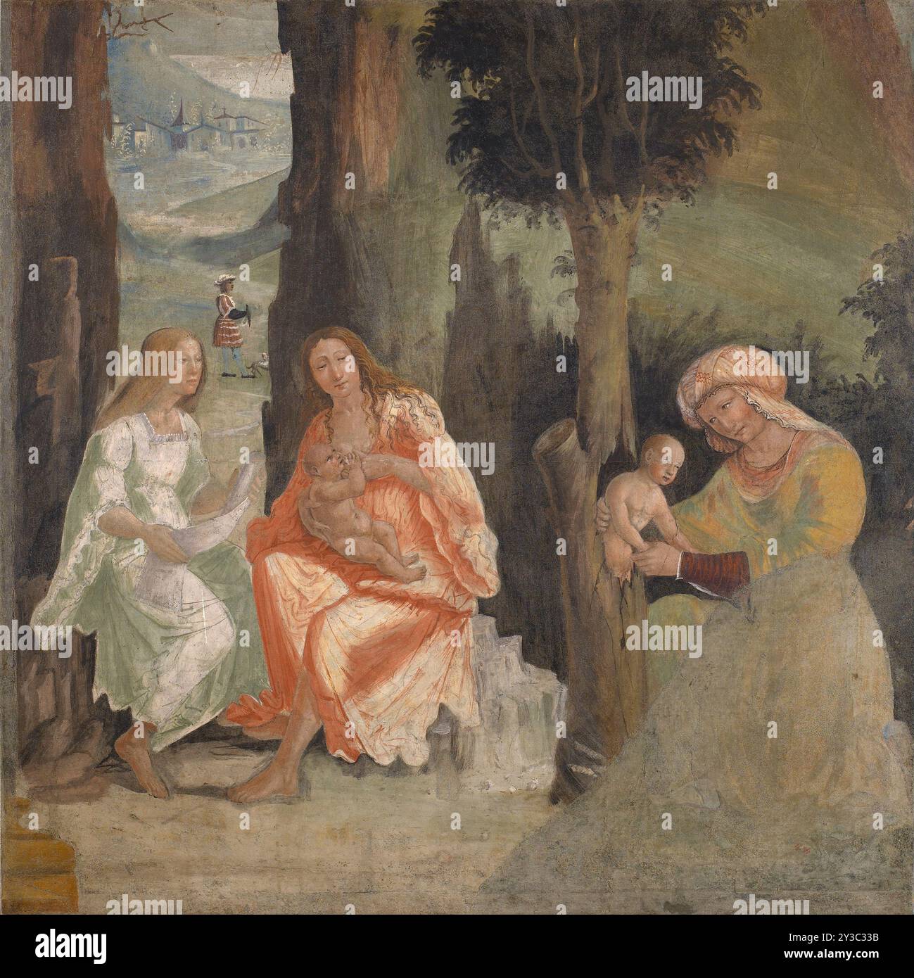 Birth of Adonis, c1517-1518. Found in the Collection of the Pinacoteca ...