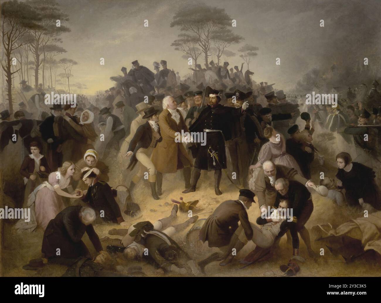 The Residents of Berlin on the Battlefield of Großbeeren on 23 August ...