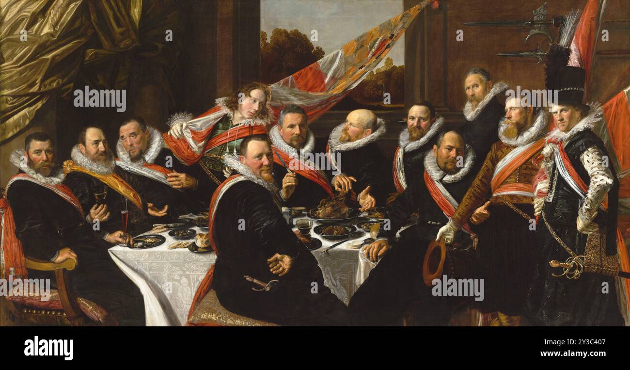 Banquet of the Officers of the St George Civic Guard, 1616. Found in ...