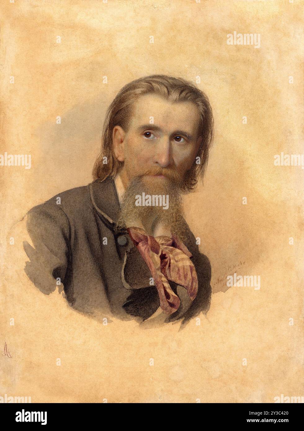 Self-portrait, 1864. Found in the Collection of the Latvian National ...