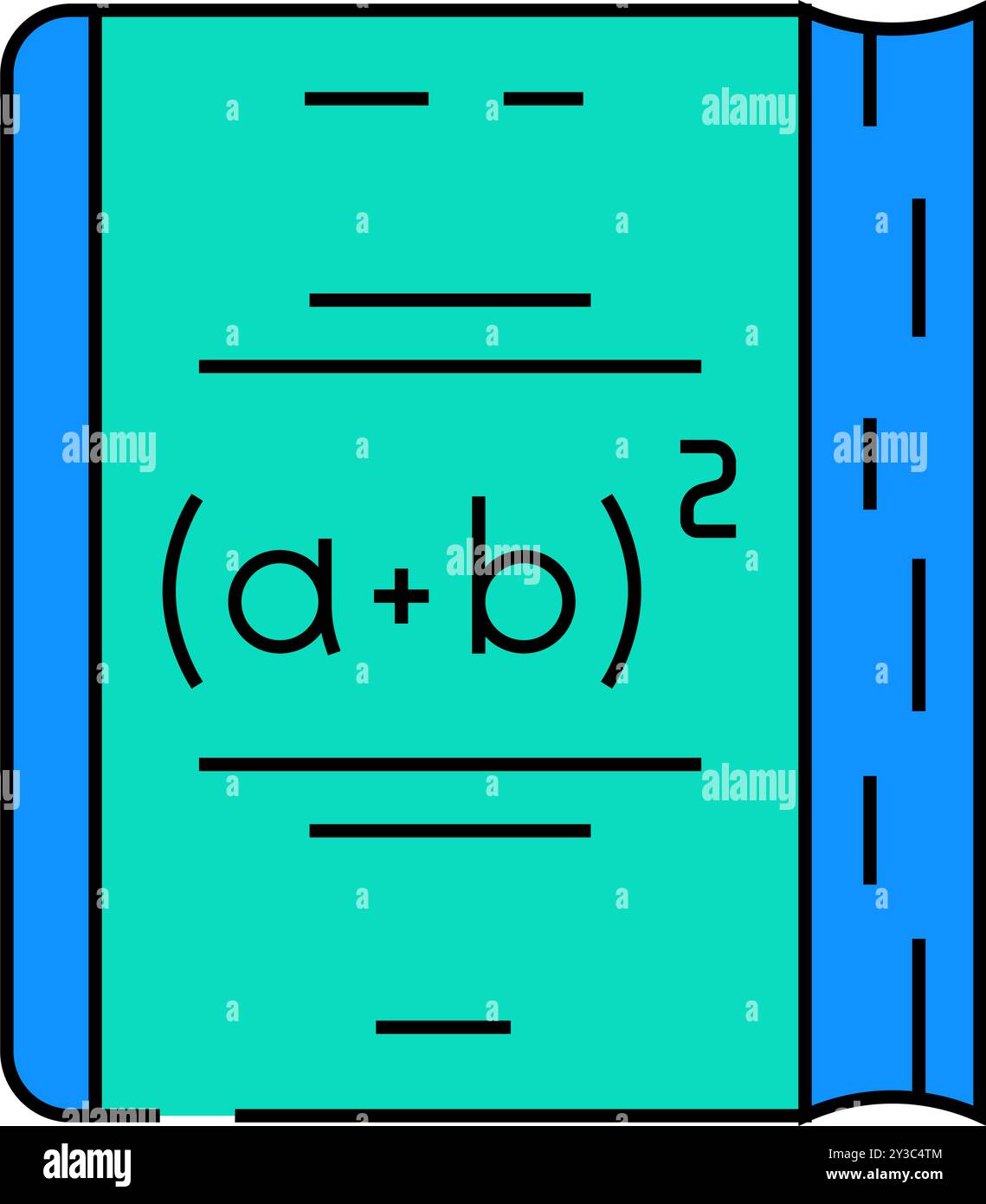 algebra education science icon color illustration Stock Vector Image ...