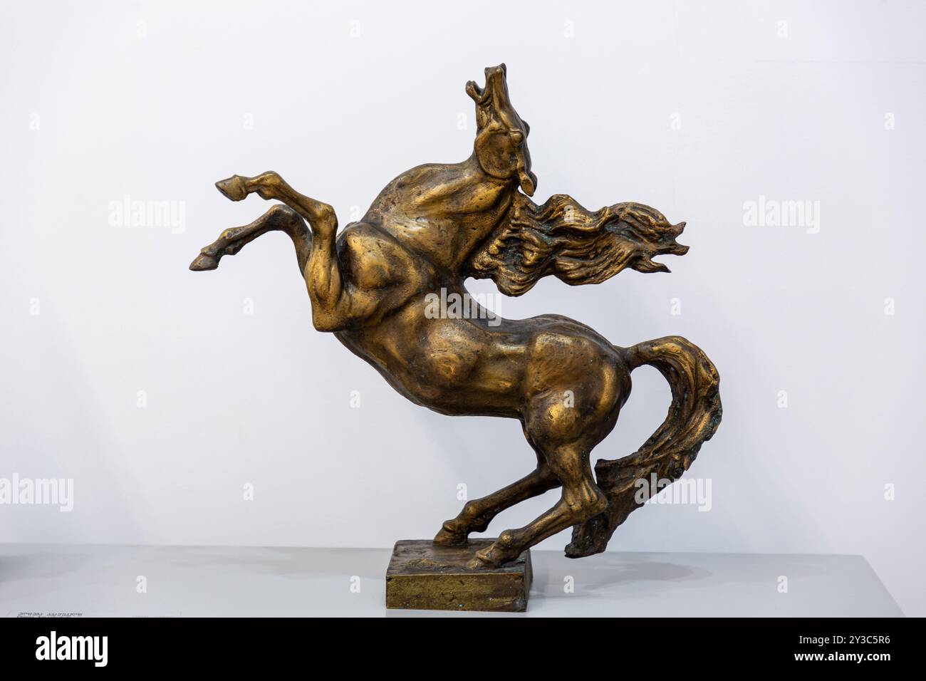 Tbilisi, Georgia - 14 AUG, 2024: Artworks by Georgian artists displayed ...