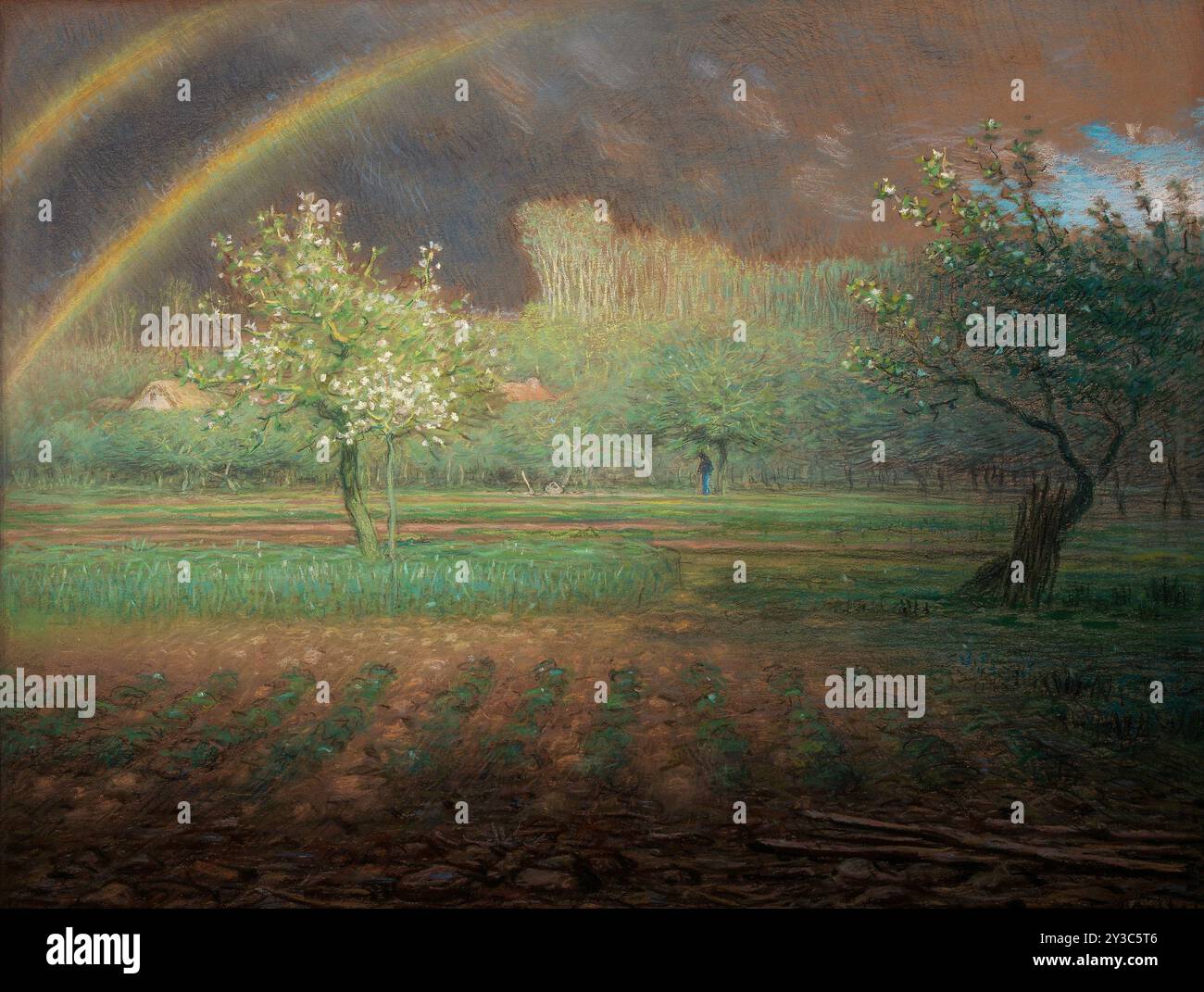 The Rainbow, c1873. Found in the Collection of the Museu Calouste Gulbenkian, Lisbon Stock Photo ...