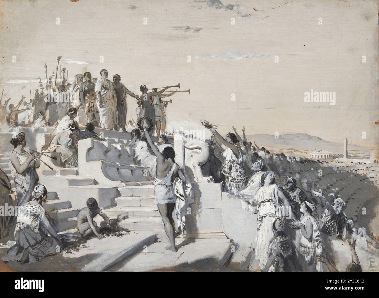 Titus Quinctius Flaminius proclaims the freedom of the Greek states ...