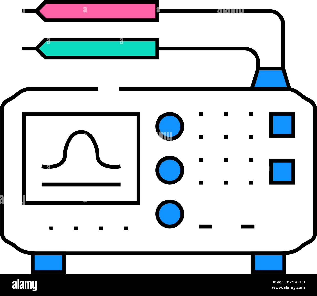 test equipment tool work icon color illustration Stock Vector Image ...