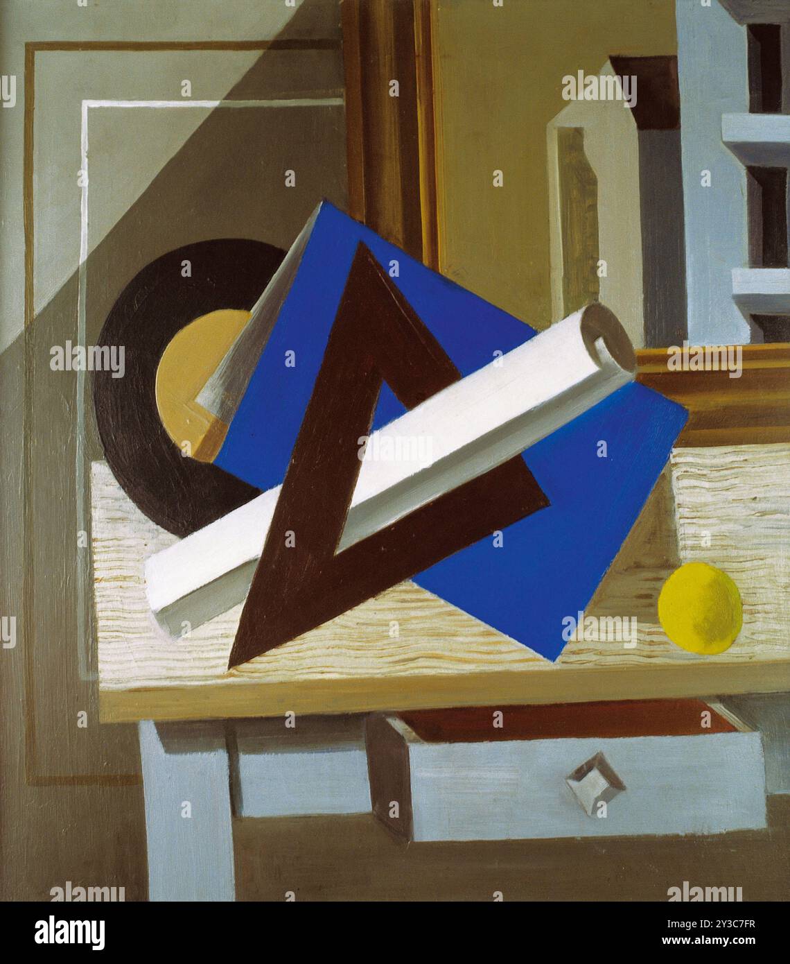 Still Life with Set Square, 1924. Found in the Collection of the ...