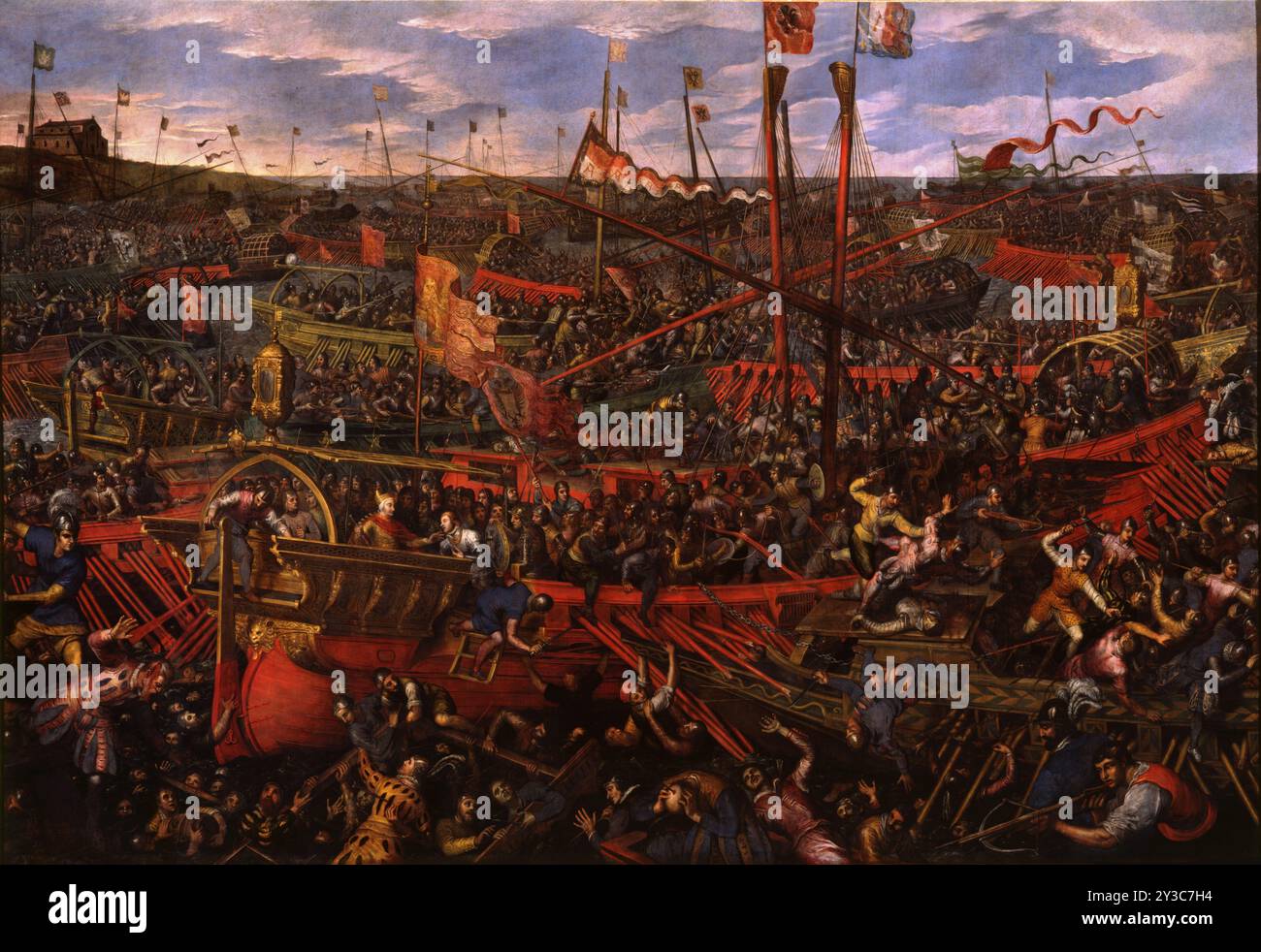 The Battle of Salvore in 1177, 1600s. Found in the Collection of the ...