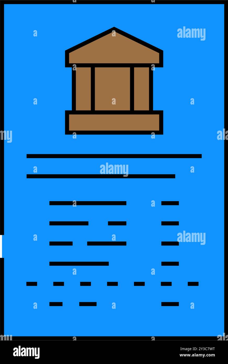 bank reconciliation icon color illustration Stock Vector Image & Art ...