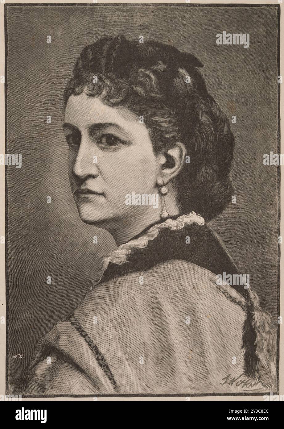 Portrait of Countess Delfina Potocka, née Komar (1807-1877). Private ...