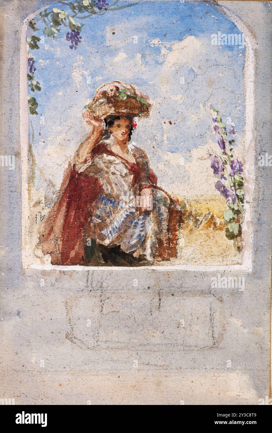 The Four Seasons - Summer, 1849. One of a series of four Stock Photo ...