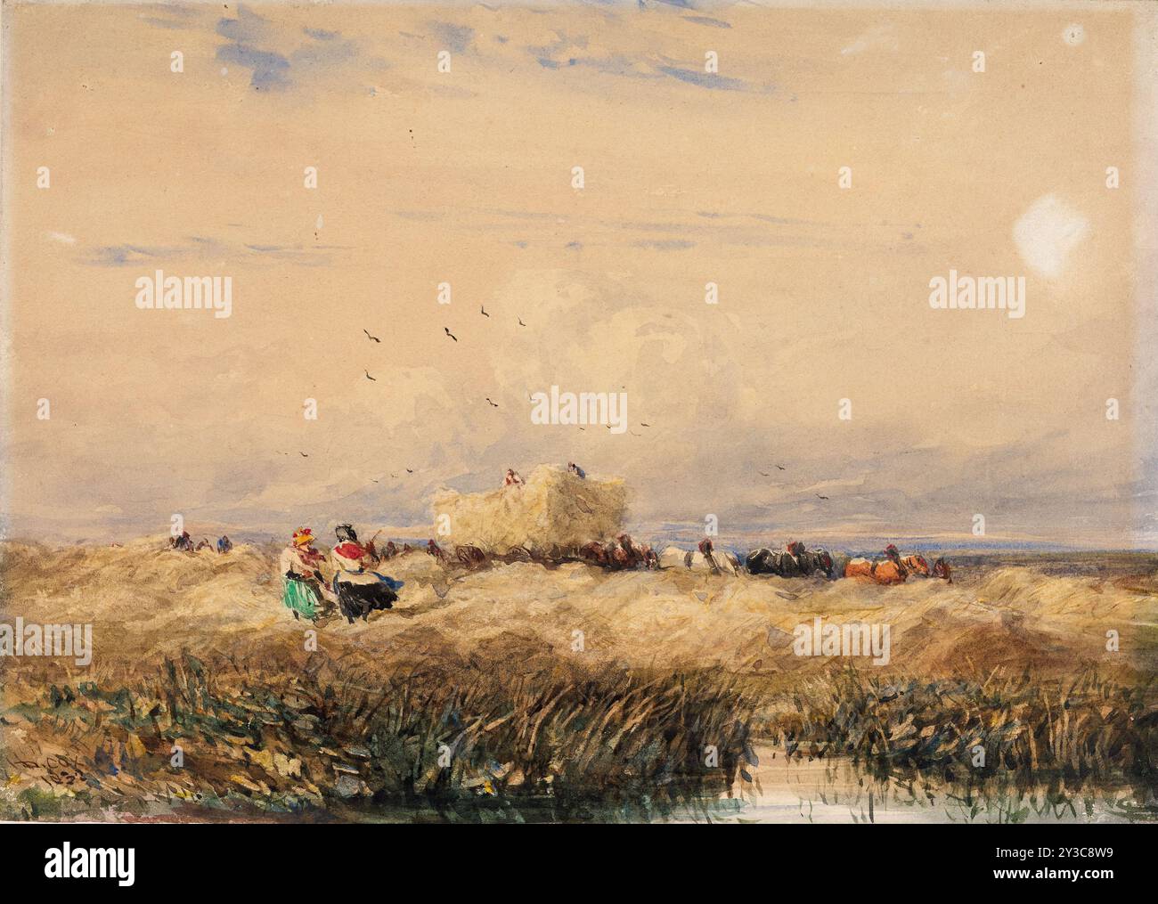 The Hayfield, 1832 Stock Photo - Alamy