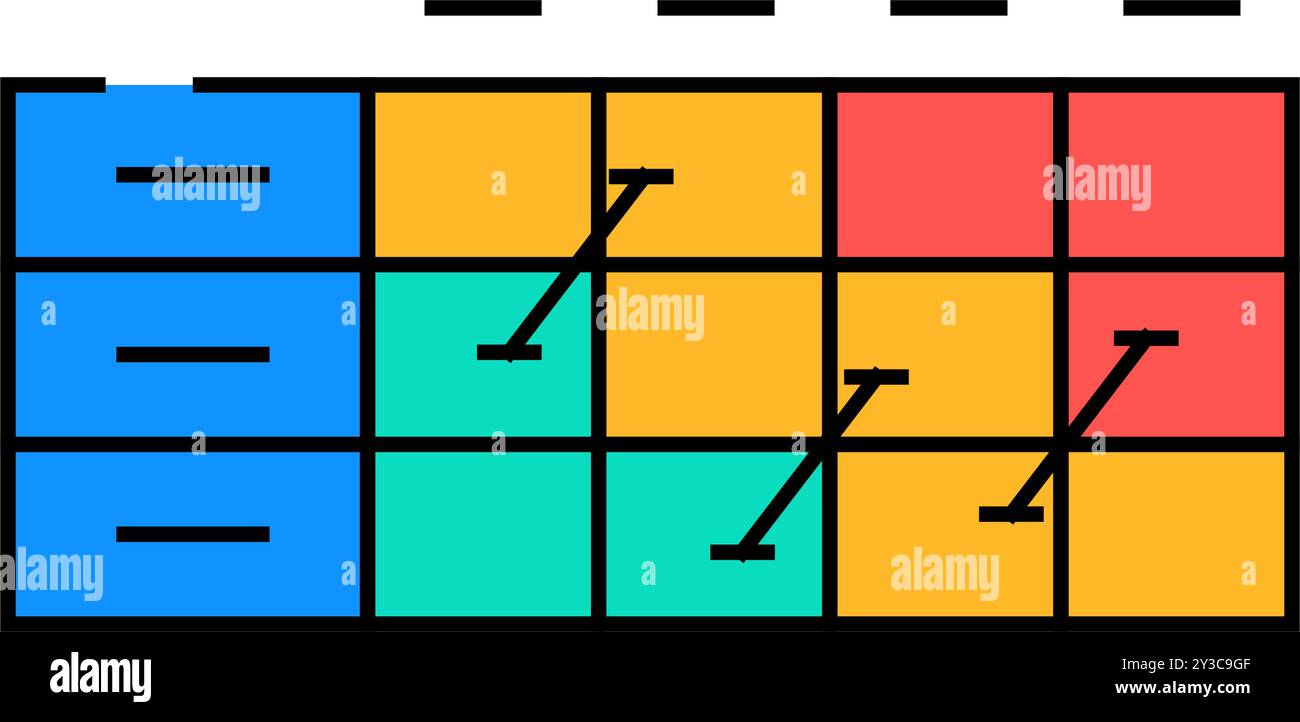 heatmap risk icon color illustration Stock Vector Image & Art - Alamy