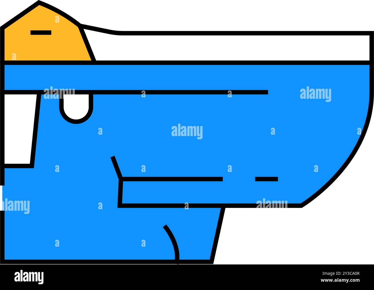 smart toilet home icon color illustration Stock Vector Image & Art - Alamy