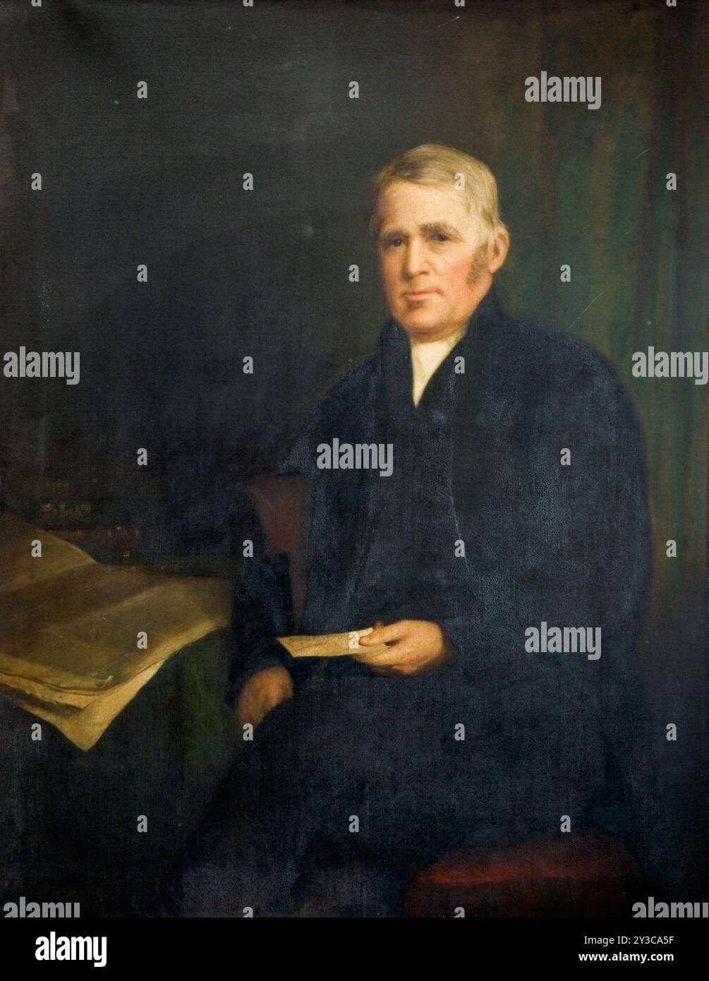 Portrait of Joseph Sturge (1793-1859), 1855. British Quaker and ...