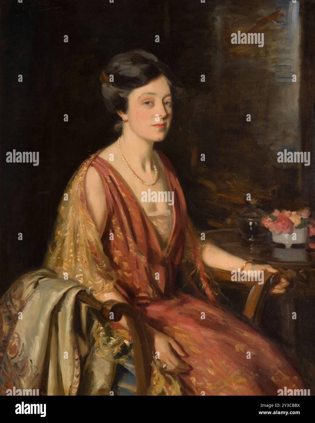 Portrait of Anne de Vere Chamberlain (Mrs Neville Chamberlain), 1924 ...