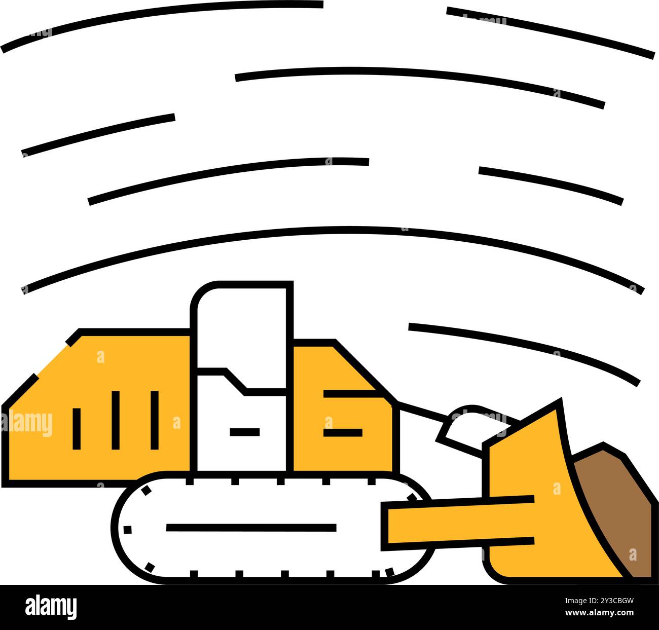 surface mining icon color illustration Stock Vector Image & Art - Alamy