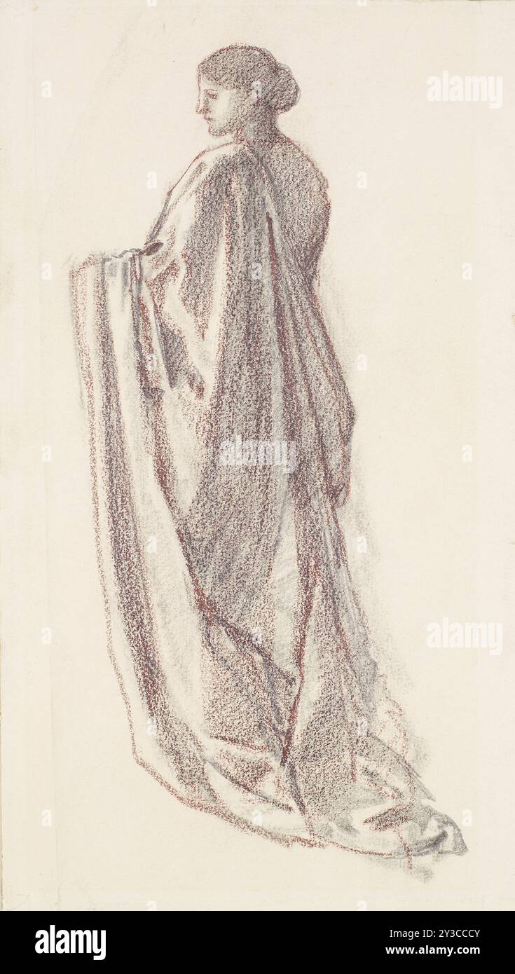 Female - Drapery Study - background figure for St Theophilus and the ...