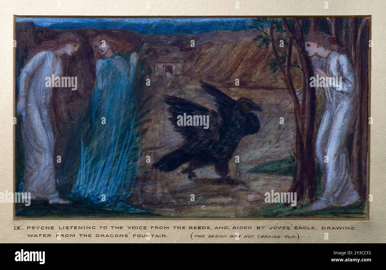 Cupid and Psyche - Study for the Palace Green Mural - Psyche sent by ...