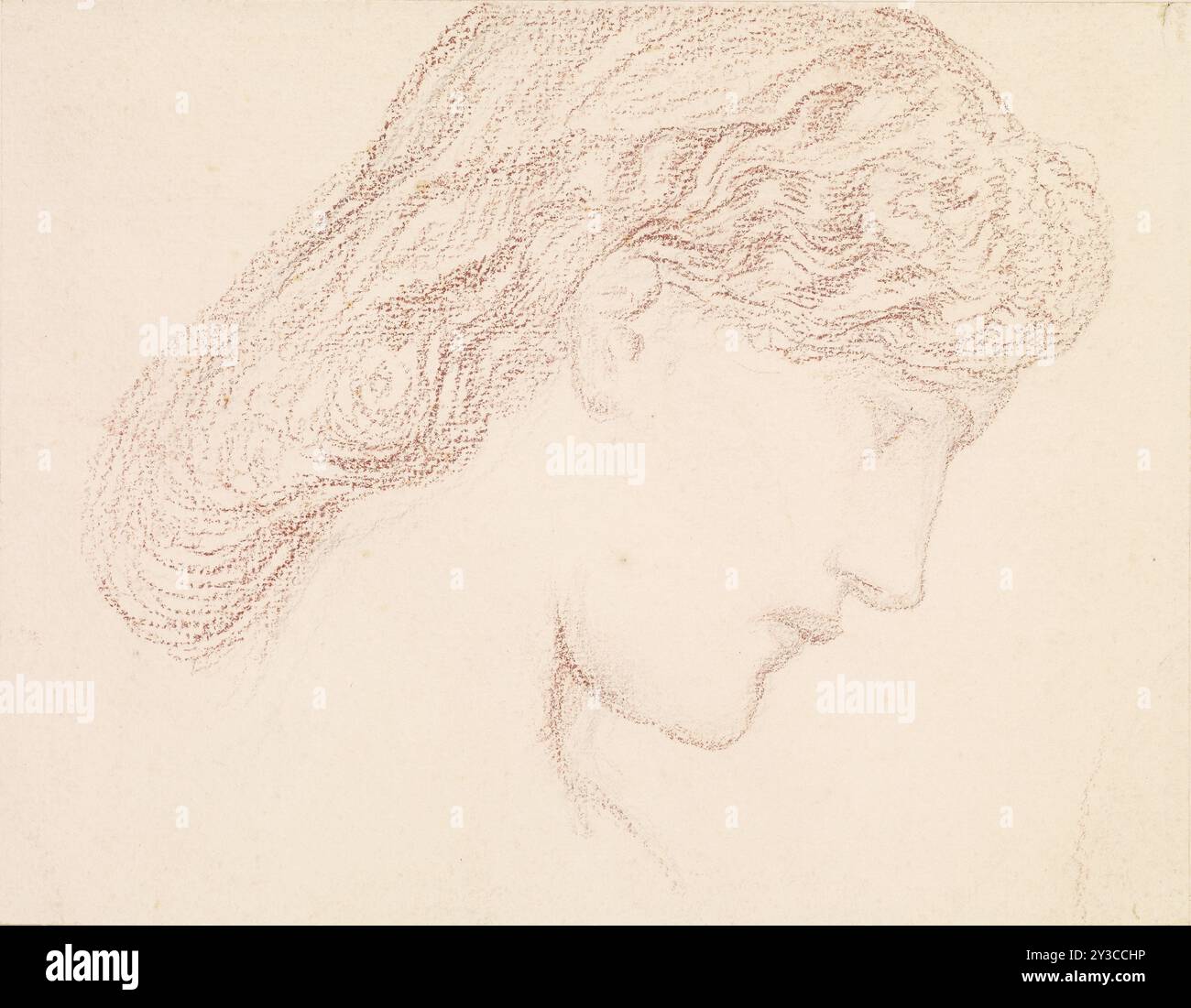 Female - Head Study of Augusta Jones, 1864-1865 Stock Photo - Alamy