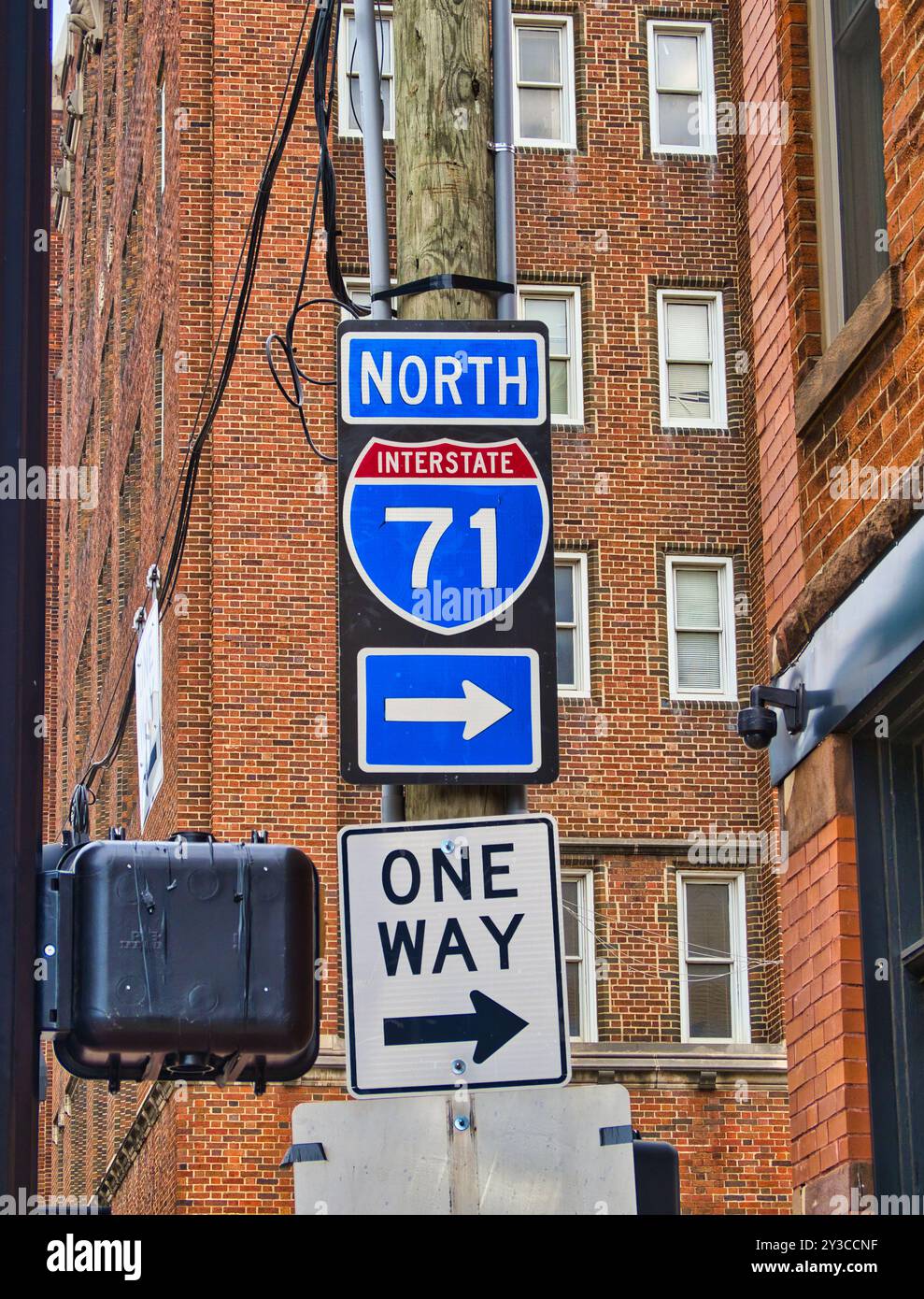 I-71 interstate sign in downtown Columbus Ohio USA 2024 Stock Photo - Alamy