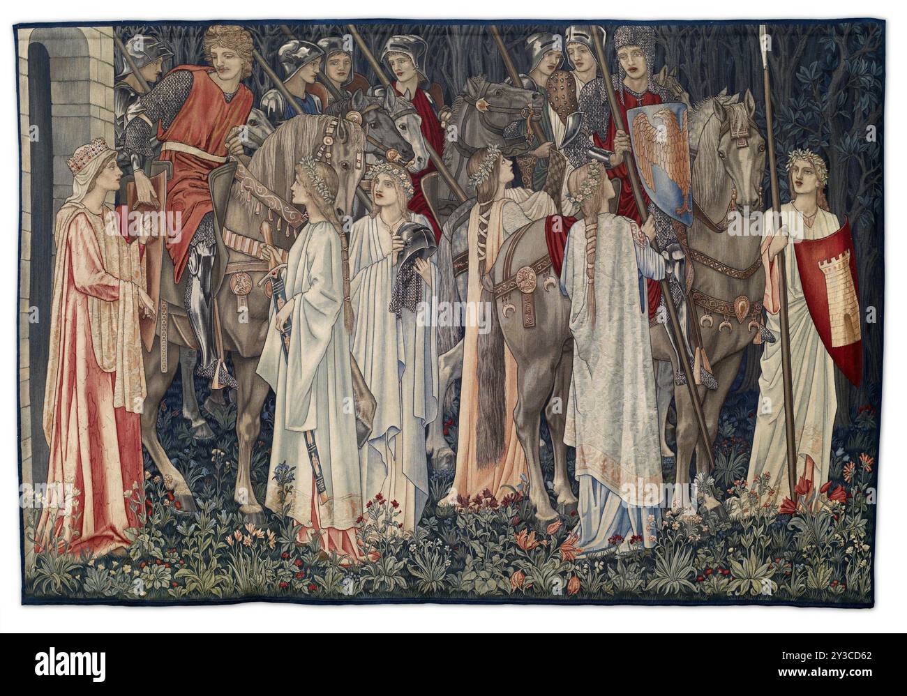 Quest for the Holy Grail Tapestries - Panel 2 - The Arming and ...