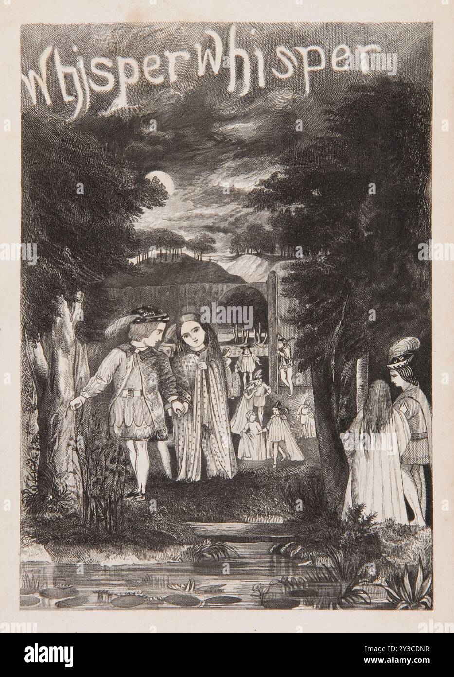 Whisper Whisper, 1857. Illustration from "The Fairy Family - A Series ...