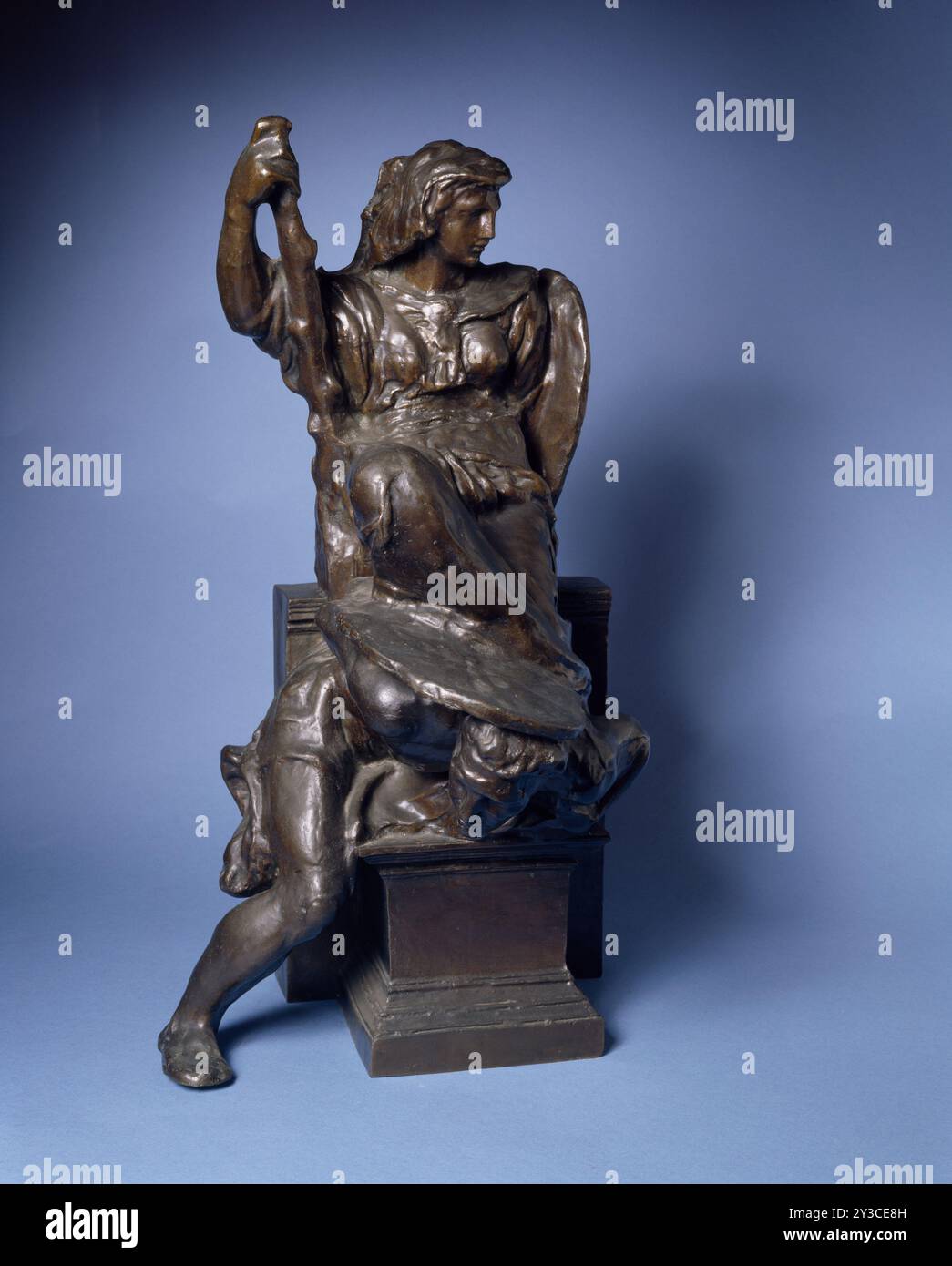 Truth And Falsehood, 1856-66. A sketch model for part of the Wellington ...