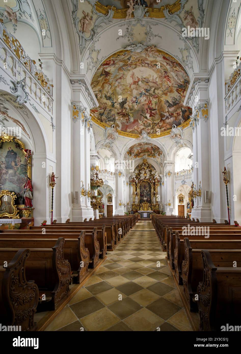 Catholic parish church of St Marinus and Anianus, former abbey church ...