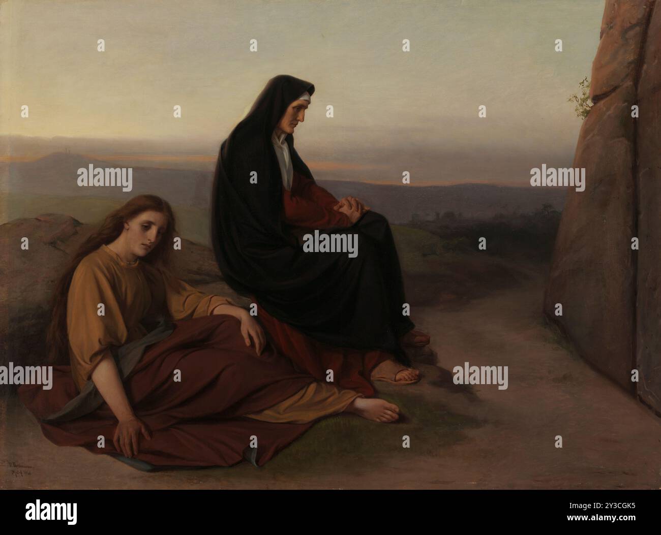 Women Mourning at Christ's Grave, 1868 Stock Photo - Alamy