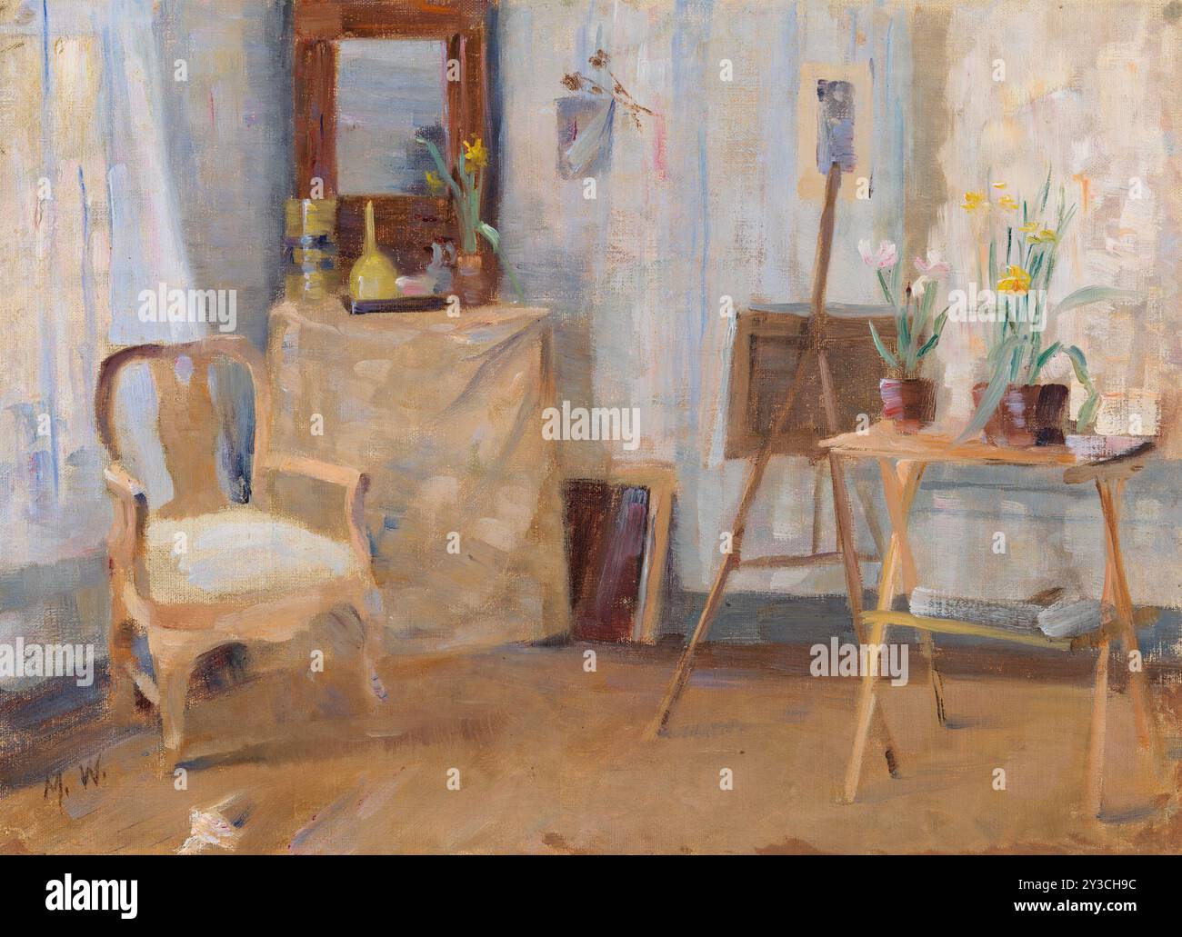 In the Atelier, 1880-1889 Stock Photo - Alamy