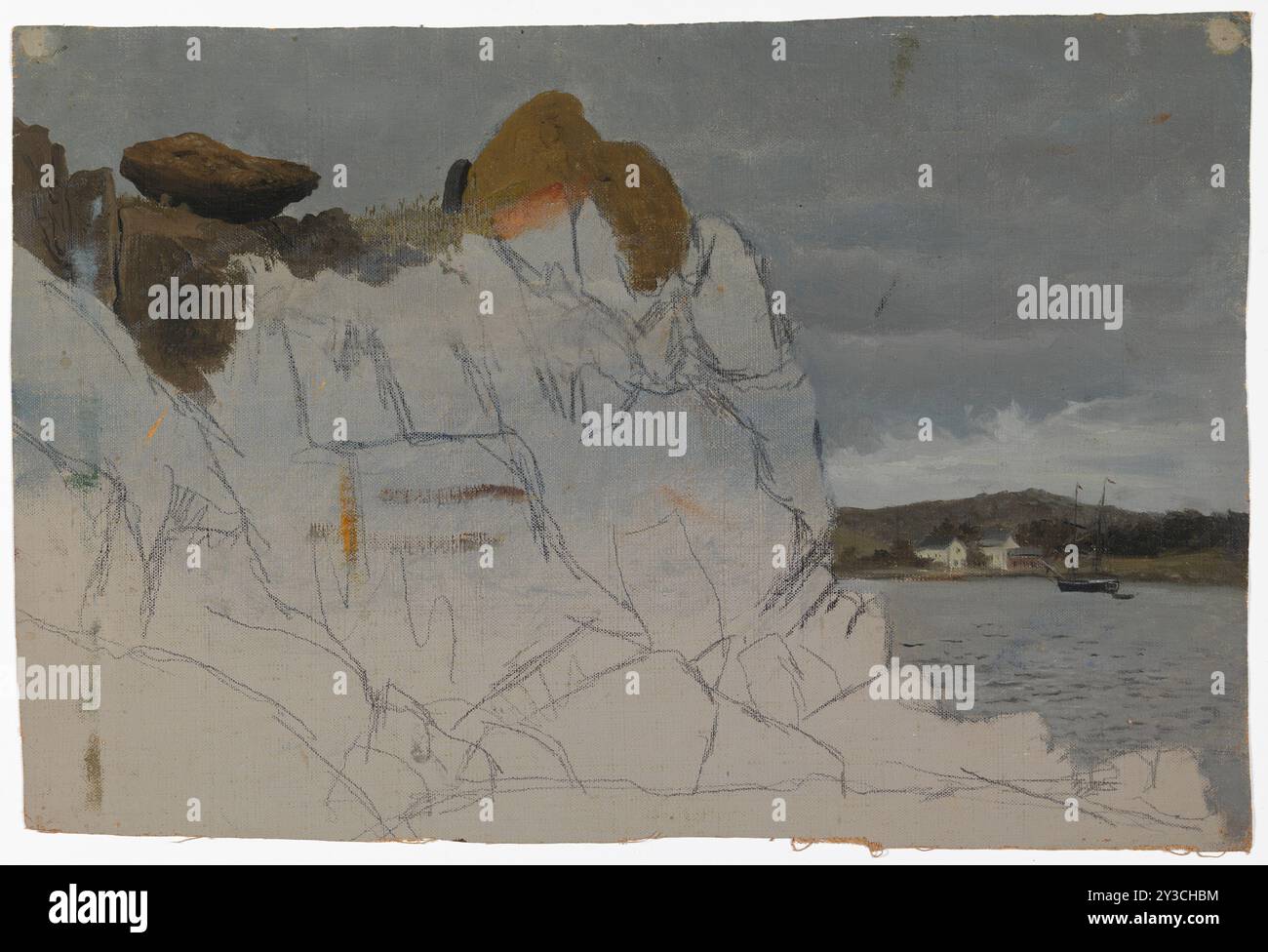 Beach landscape; unfinished Stock Photo - Alamy