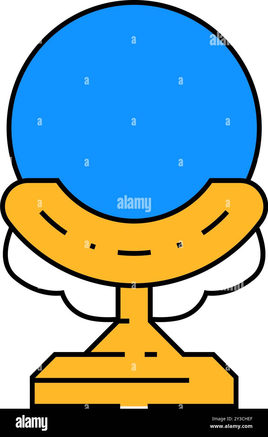 shintai mirror shintoism icon color illustration Stock Vector Image ...