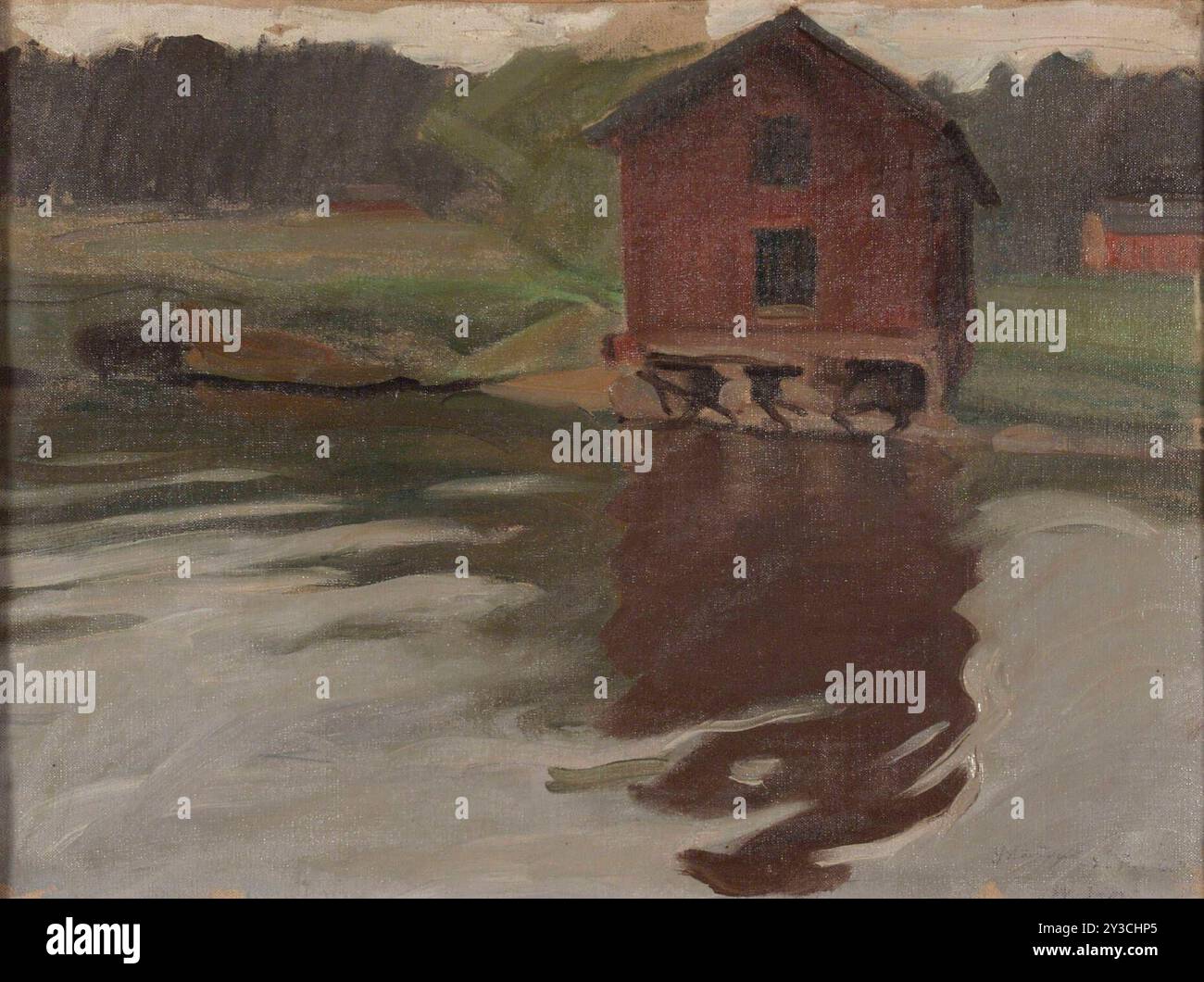 Beach Shed 1900 1944 Stock Photo Alamy